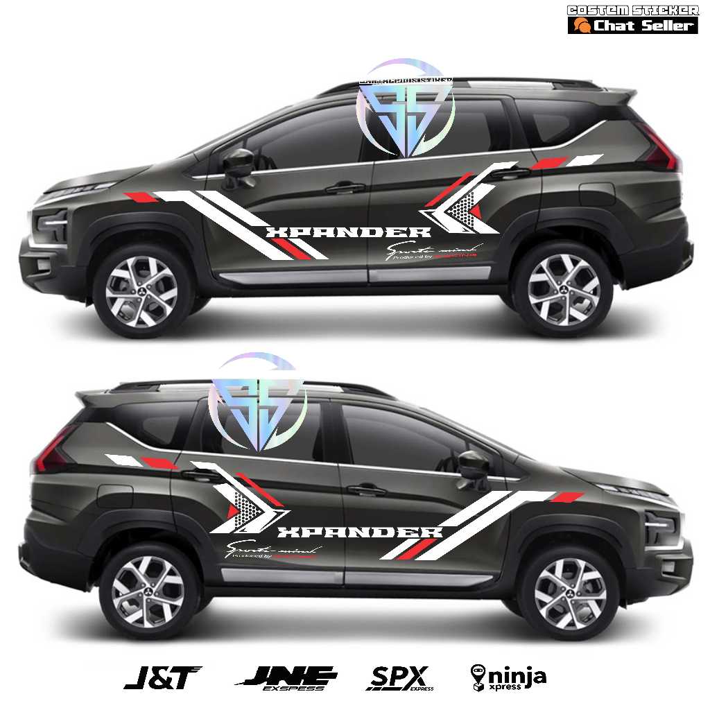 Mitsubishi xpander Expander Cross Rally Limited Car Striping sticker ...