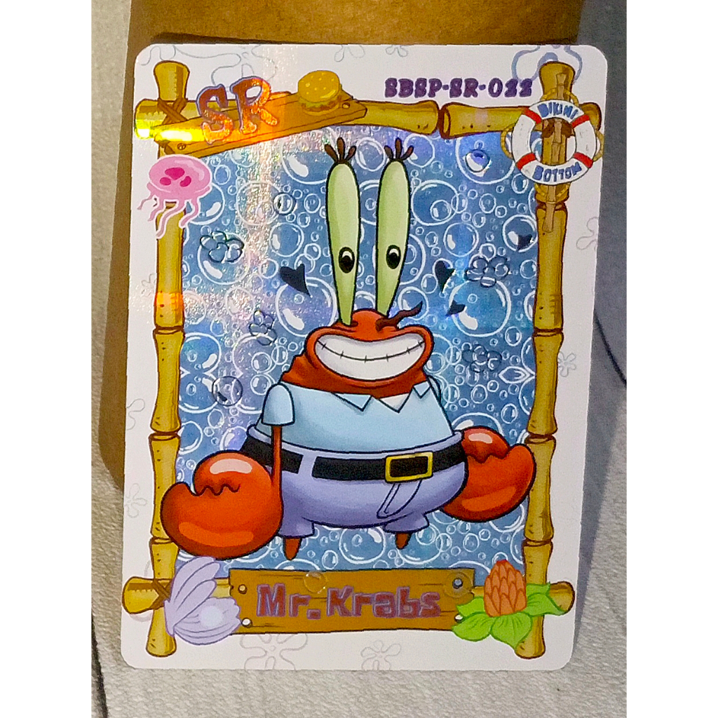 Nickelodeon Spongebob Squarepant SR Officially License Card | Shopee ...