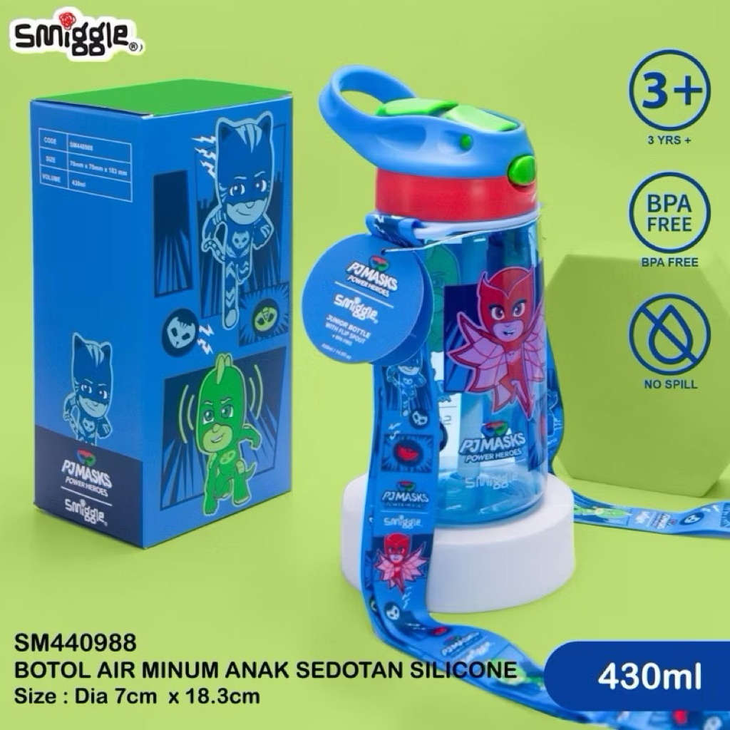 Smiggle PJ MASKS Bottle + Rope + Box | Shopee Malaysia