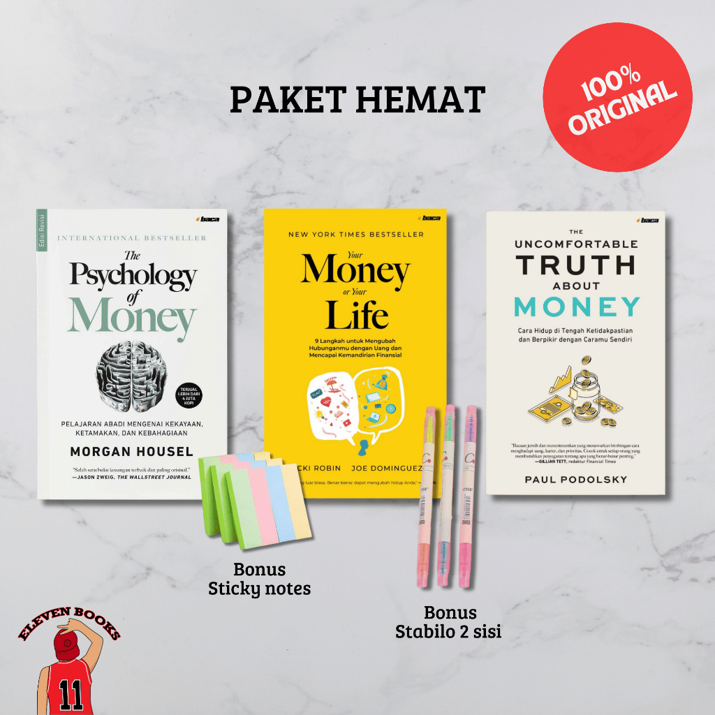 Book Package The Psychology of Money, The Uncomfortable Truth About ...