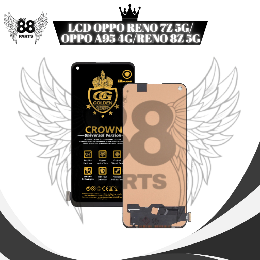 LCD TOUCHSCREEN OPPO A95 4G / RENO 7Z 5G / RENO 8Z 5G FULLSET ORIGINAL ...