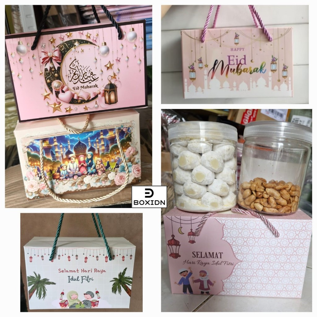 Eid Al-Fitr Jar Box 2 Jars 600ml Eid Al-Fitr Box Dry Cakes Eid Box ...