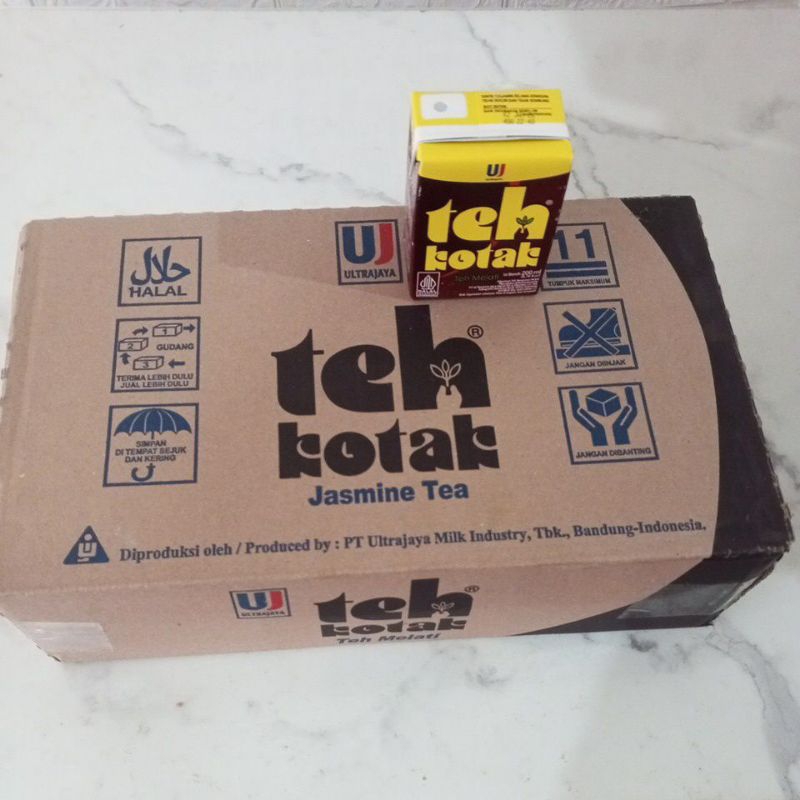 X1 Carton of Jasmine flavored Mini Tea Boxes 200ml 200 ml Ultrajaya | Shopee Malaysia