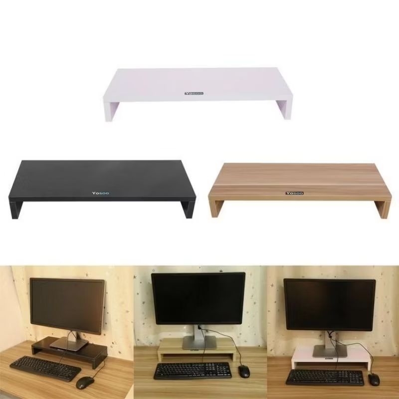 KAYU Monitor PC STAND / WOODEN TV (TABLE MONITOR / WOODEN TV) PREMIUM ...