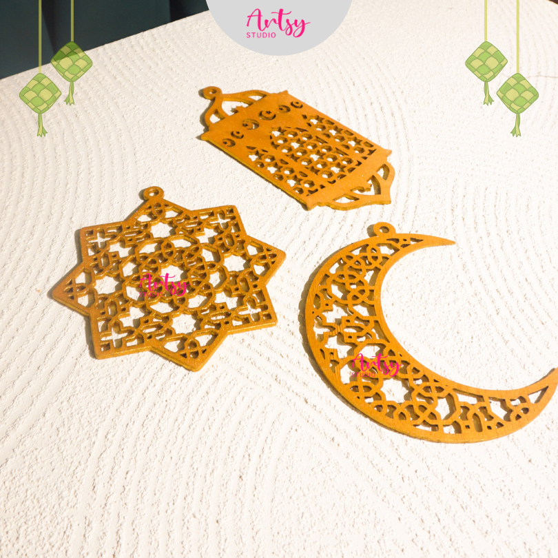 Artsy Studio - Hanging Islamic Ornaments Ramadhan Photo Props Eid Al ...