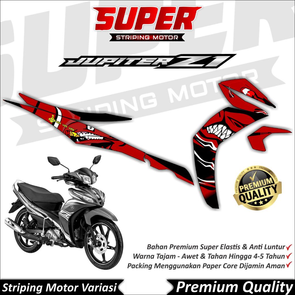 Cool Anti-fade Jupiter Z1 sticker Jupiter Z1 Striping Yamaha Jupiter Z1 ...