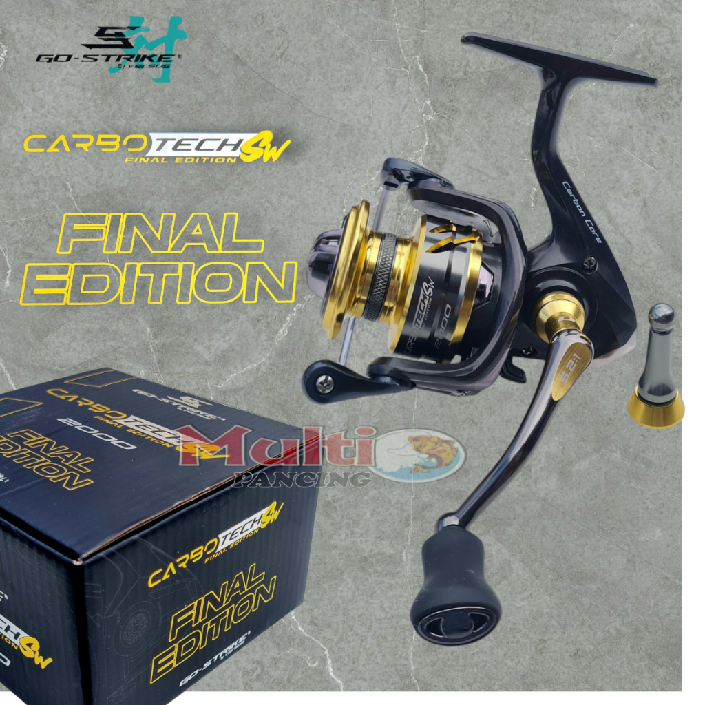 Go-strike versus carbotech FINAL EDITION reel | Shopee Malaysia