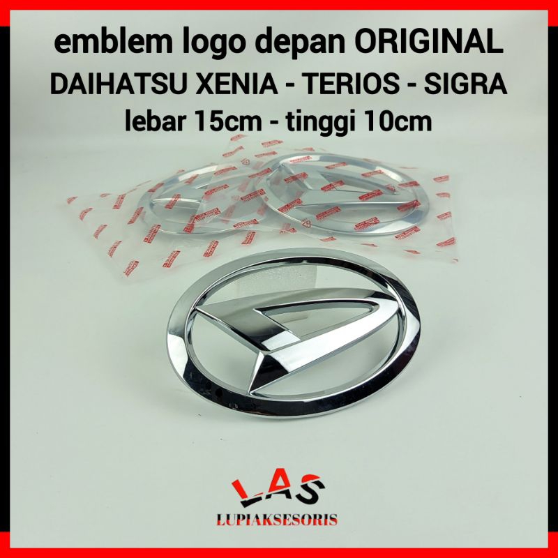 Original XENIA TERIOS SIGRA FRONT LOGO EMBLEM BZ290 LOGO GRILL EMBLEM ...