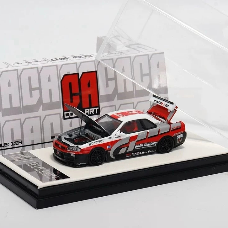 Cool Art 1:64 Nissan Skyline GT-R R34 Open Hood & Trunk Gran Turismo ...