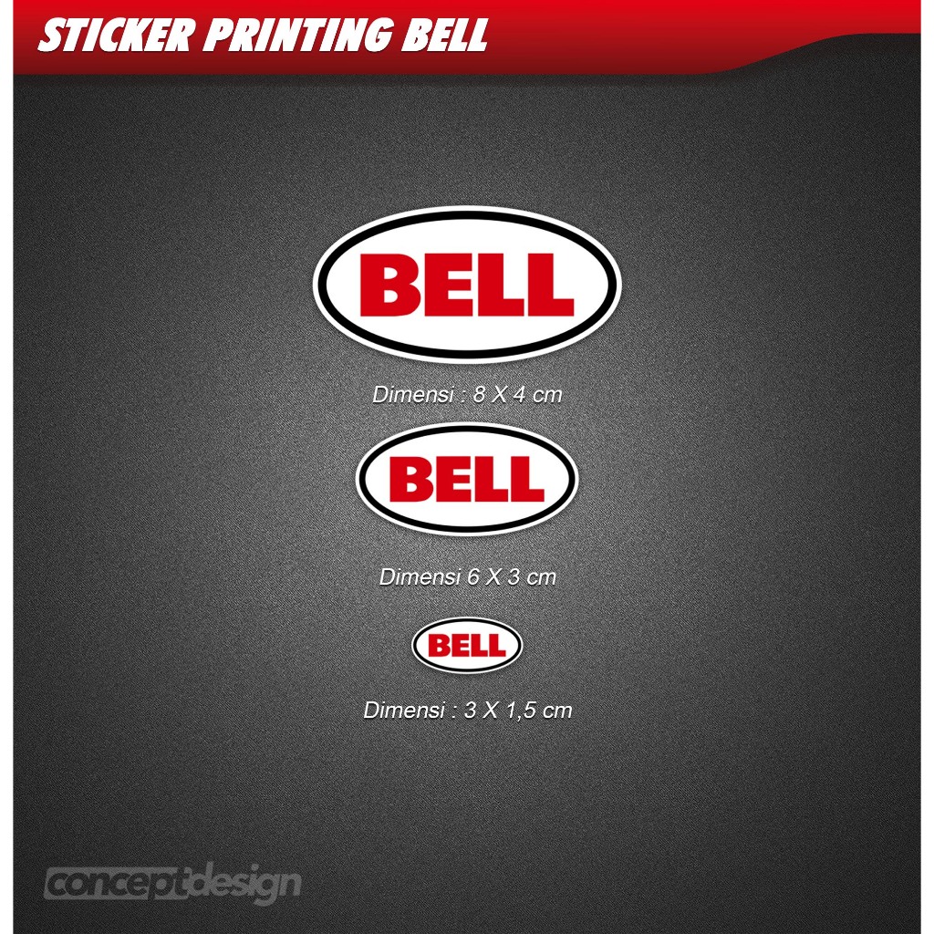 Bell Set Helmet Sticker / Sticker | Shopee Malaysia