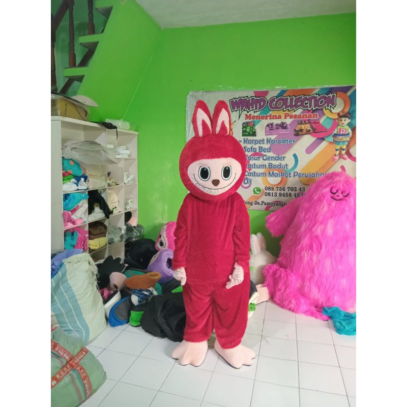 MERAH Red feather pumpkin clown costume | Shopee Malaysia