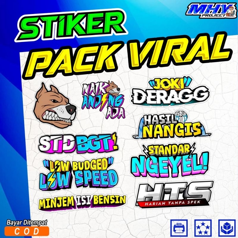 Viral Sticker pack/viral cutting pack Sticker | Shopee Malaysia
