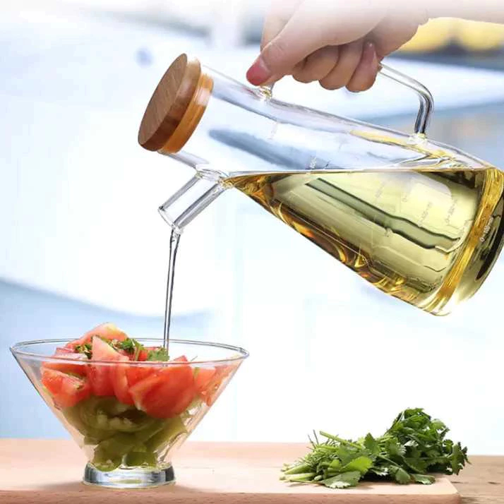 Juice Pitcher Oil Pitcher Aesthetic Glass Cooking Oil Bottle Oil Holder ...