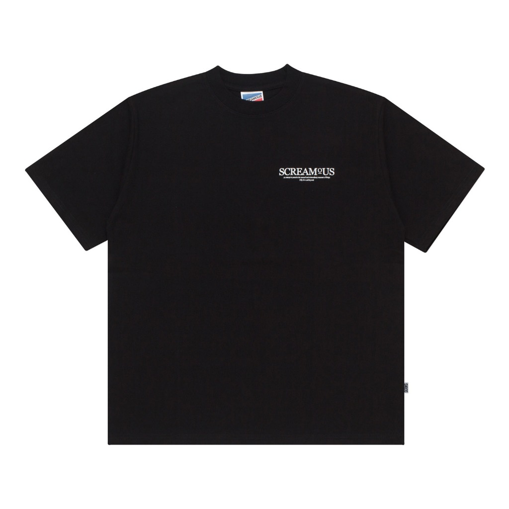 Screamous Kaos T-Shirt - T-SHIRT BOXY AROUND THE WORLD BLACK | Shopee ...