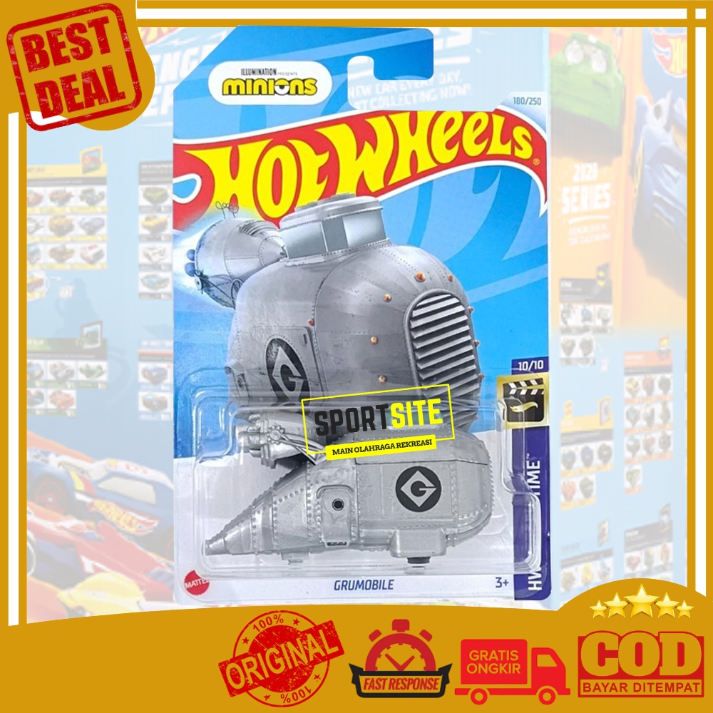 Hot Wheels Grumobile Screen Time Minions Rocket Vehicle Felonius Gru ...