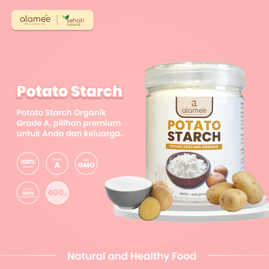 Alamee Fine Potato Flour Potato Starch PREMIUM Cake Flour Mashed Long ...