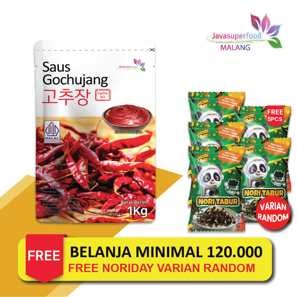 Gochujang HALAL 1KG / Gochujang Original Korean Flavor/Sauce Sambel ...