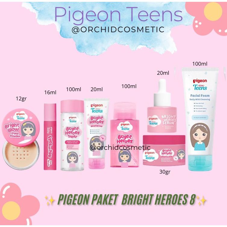 Pigeon Teens Package / Pigeon Skincare for Teenage Skin Acne ...