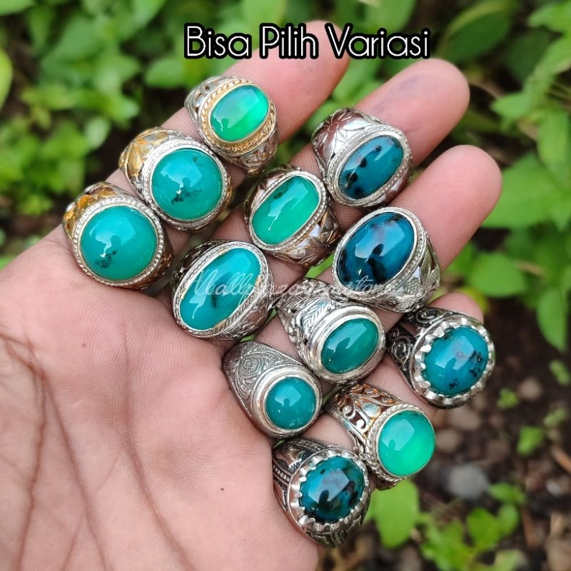 100% natural original doko bacan ring stone super alpaca ring / natural ...