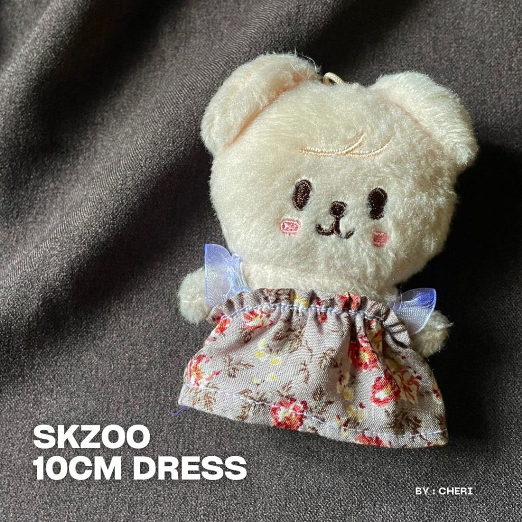 Skzoo Mini Dress 10CM Plush Doll Clothes Stray Kids Wolfchan Leebit ...