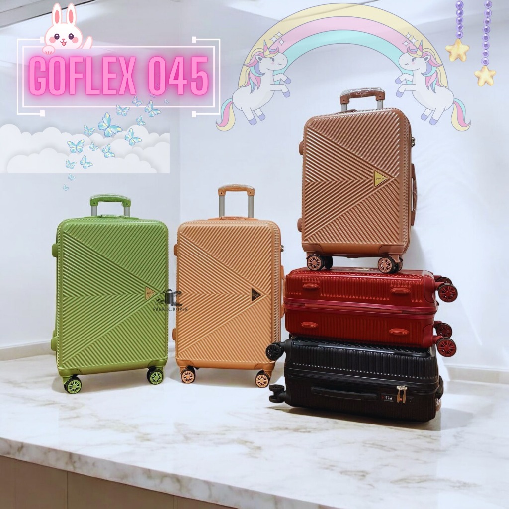 Goflex POLO SUITcase 20INCH TYPE 045, KOPER FIBER ABS | Shopee Malaysia