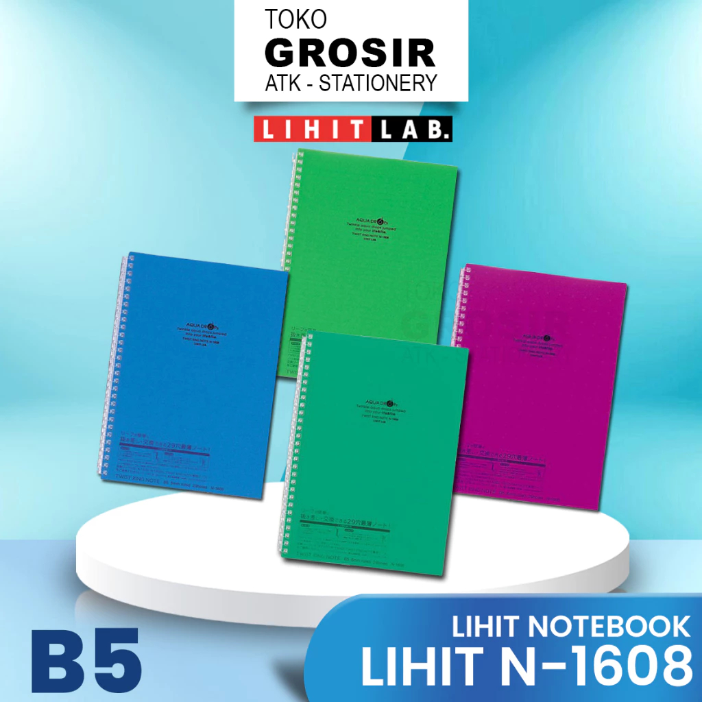 Lihit LAB Notebook Notebook B5 Refillable N-1608 2 | Shopee Malaysia