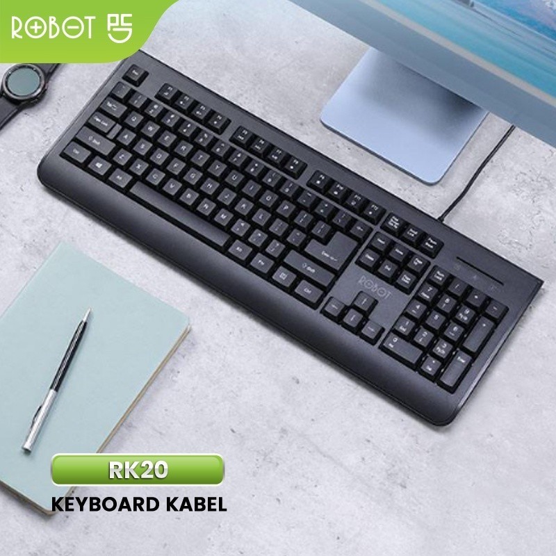 Robot RK20 Keyboard USB Cable Office Wired Keyboard RK 20 ORIGINAL ...