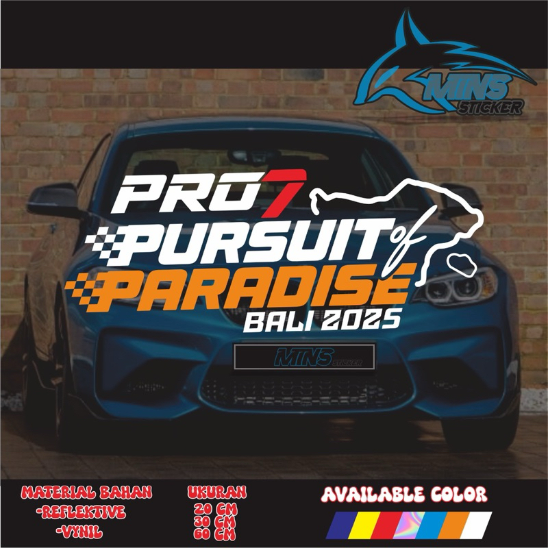 Pro7 PURSUIT PARADISE cutting Sticker | Shopee Malaysia