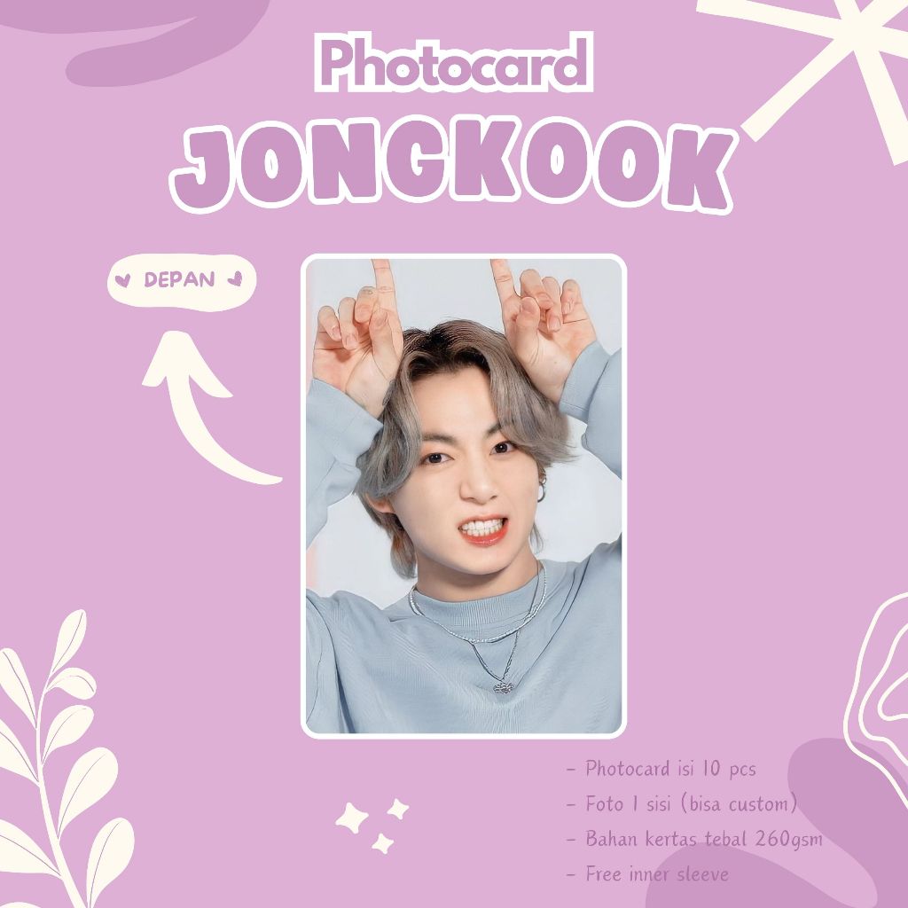(10 Pcs) JK BTS PHOTOCARD | Shopee Malaysia