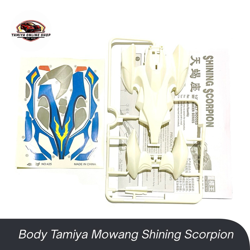 Rep Tamiya Body Tamiya Shining Scorpion Super 1 Chassis S1 Mini 4WD ...