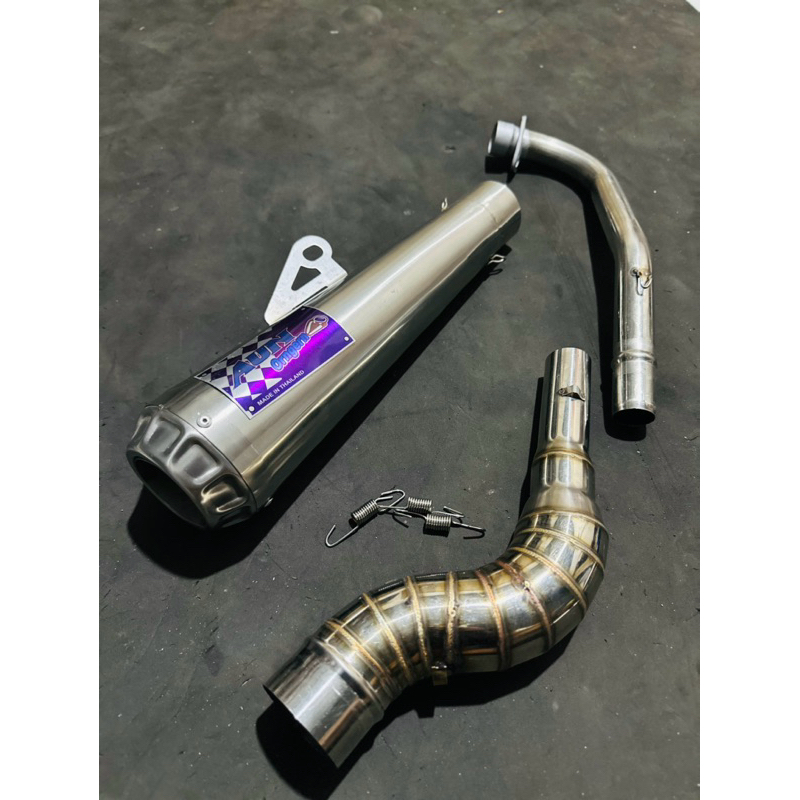 Aun Pipe canister contour open specs exhaust Pipe for Wave 125 Xrm 110/ ...