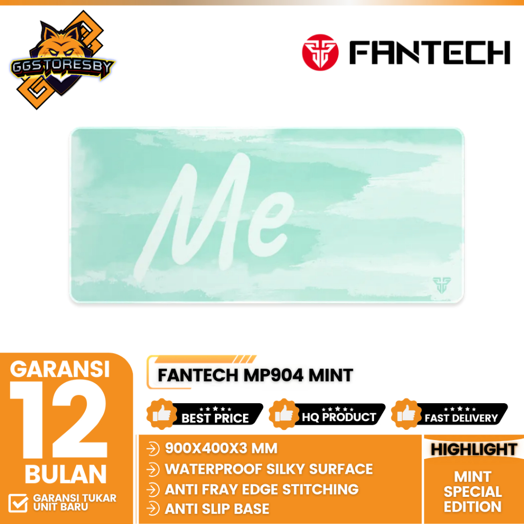 Mousepad Gaming Fantech Mp904 Mint Edition Shopee Malaysia