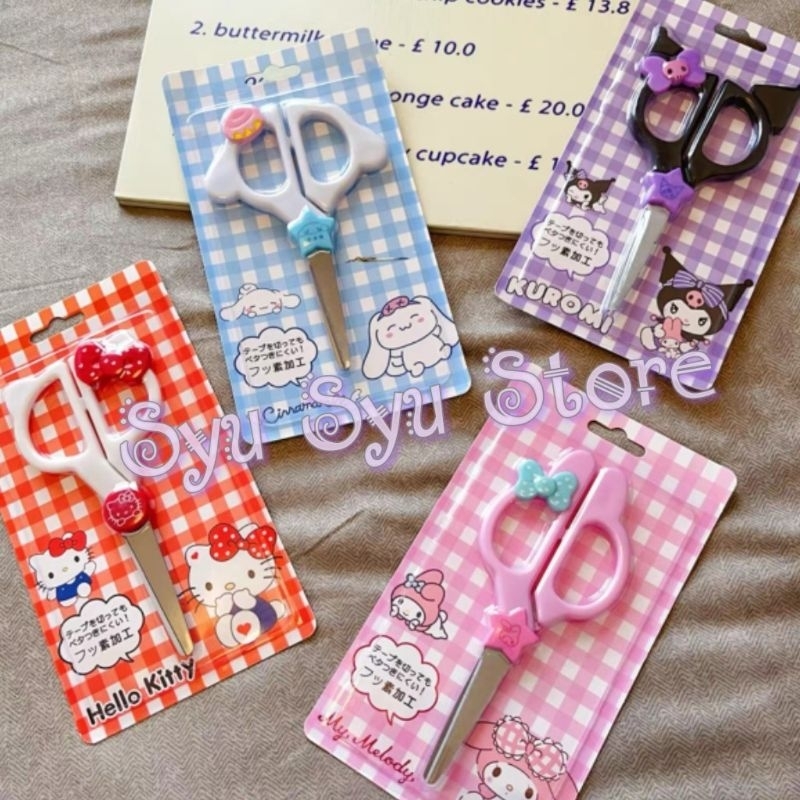 Kuromi My Melody Cinnamoroll Hello Kitty Scissors New | Shopee Malaysia