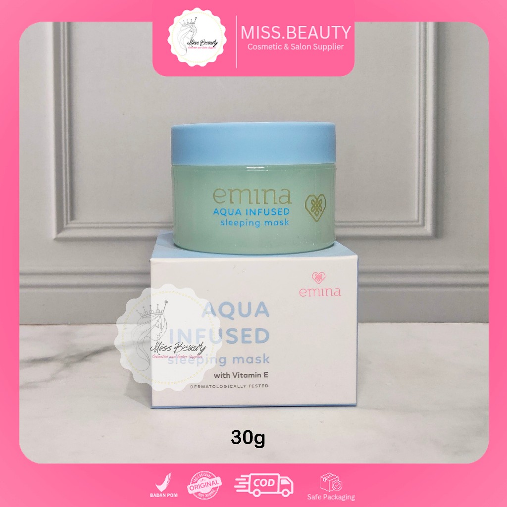Emina Aqua Infused Sleeping Mask - 30g | Shopee Malaysia