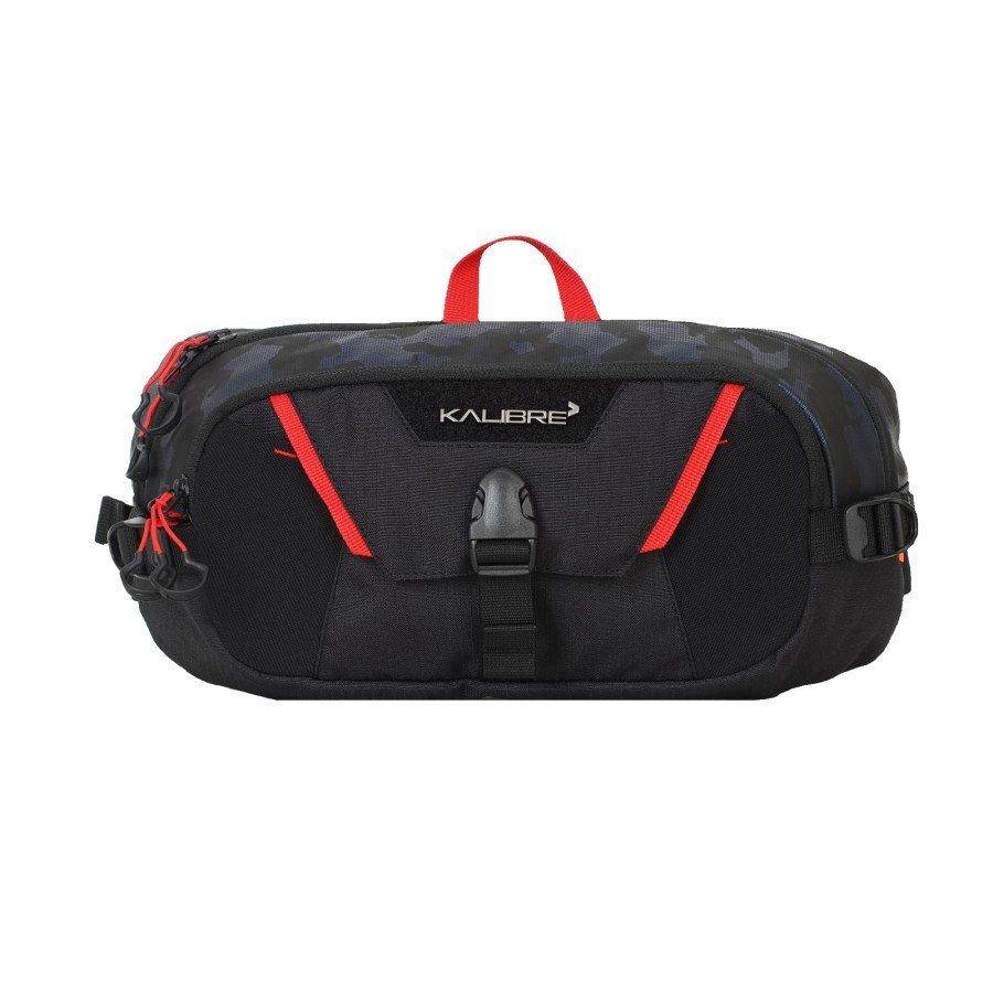 Kalibre Men's Waist Bag Backbett Black Red Camo 3L Art 921134051 ...