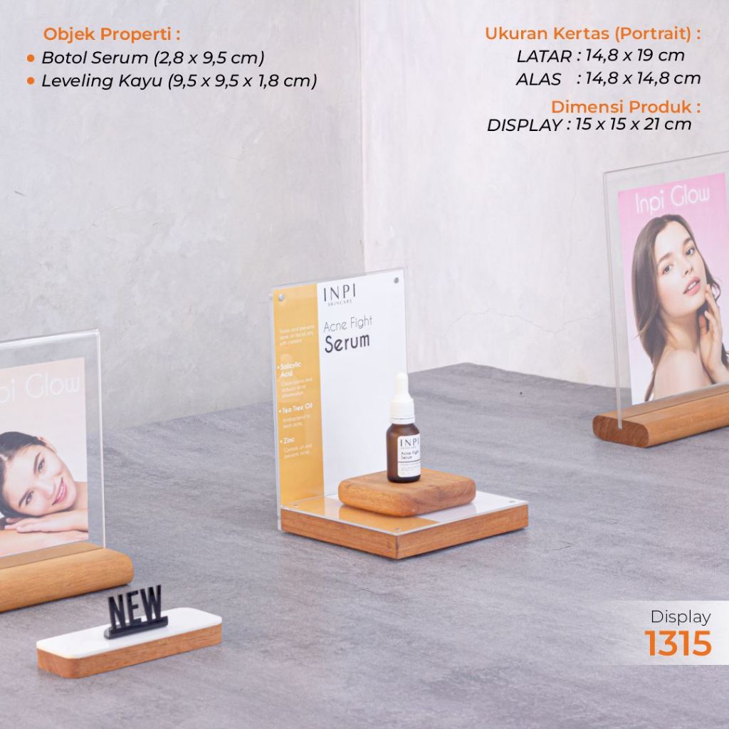 Small Portrait Display Background Pad Serum Variant - Inpihouse ...