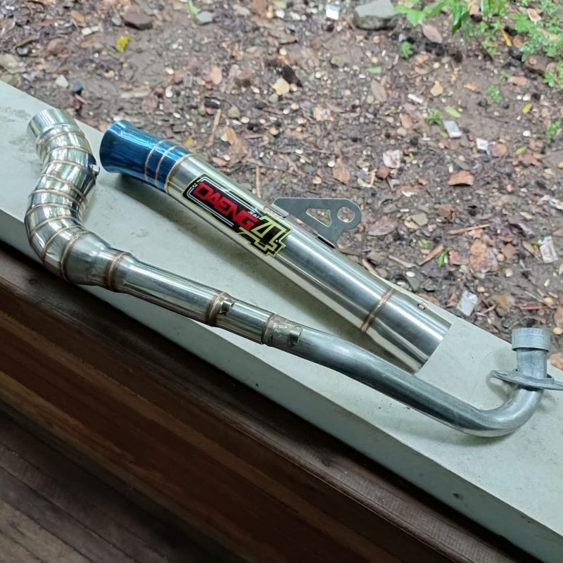 Daeng sai4 Super Open pipe Big elbow 51mm for Wave110/125 Raider j ...