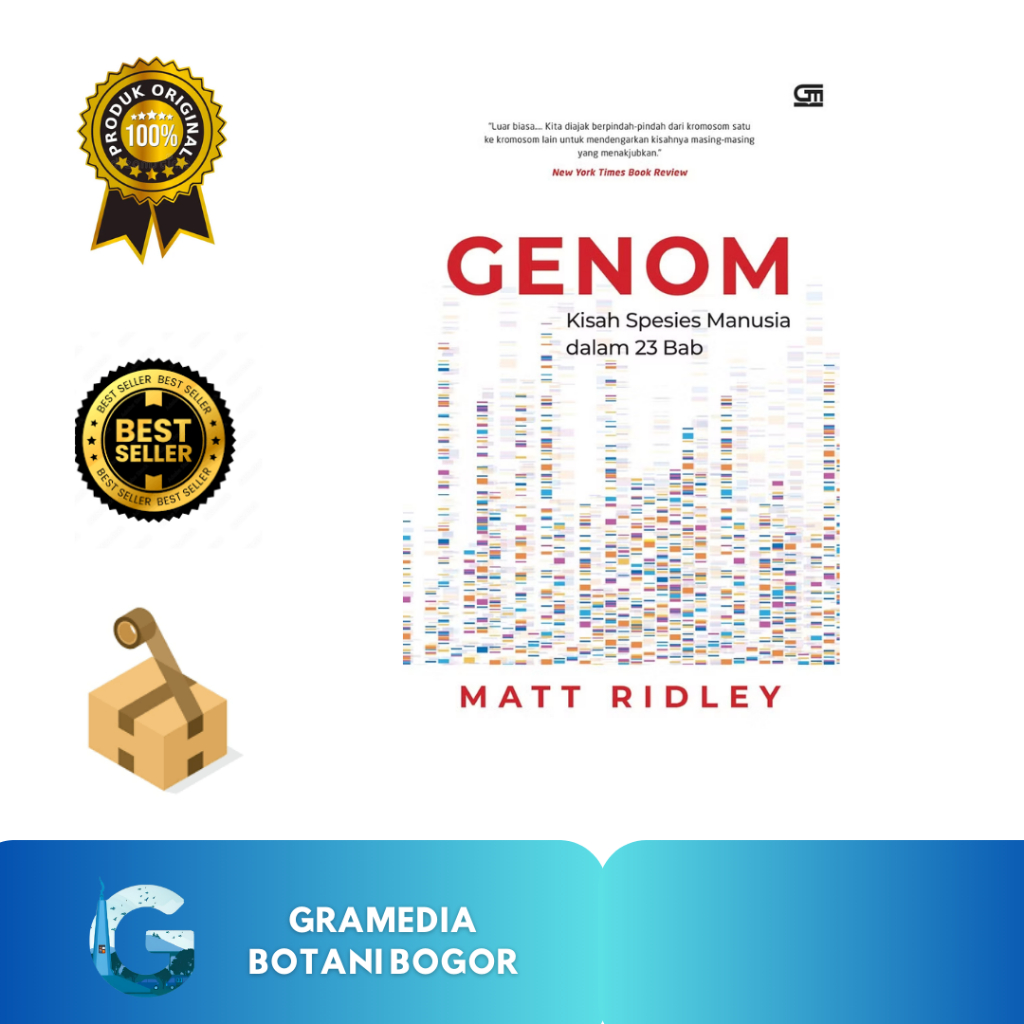 Gramedia Bogor - Genom: The Story of the Human Species in 23 Chapters ...