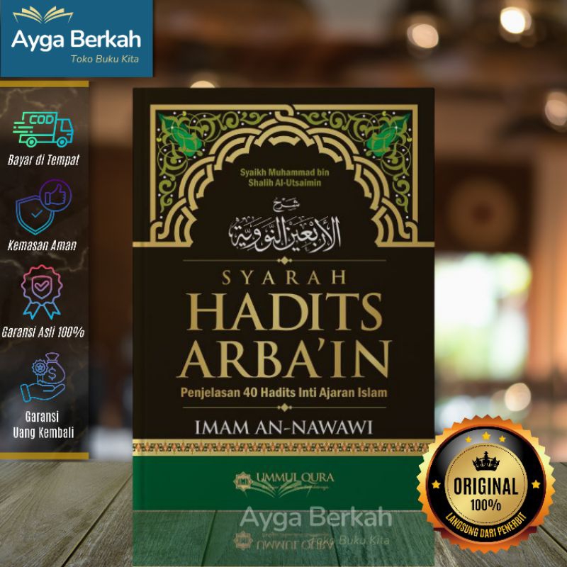 Original Arbain Hadith Syarah Book (Hard Cover). | Shopee Malaysia