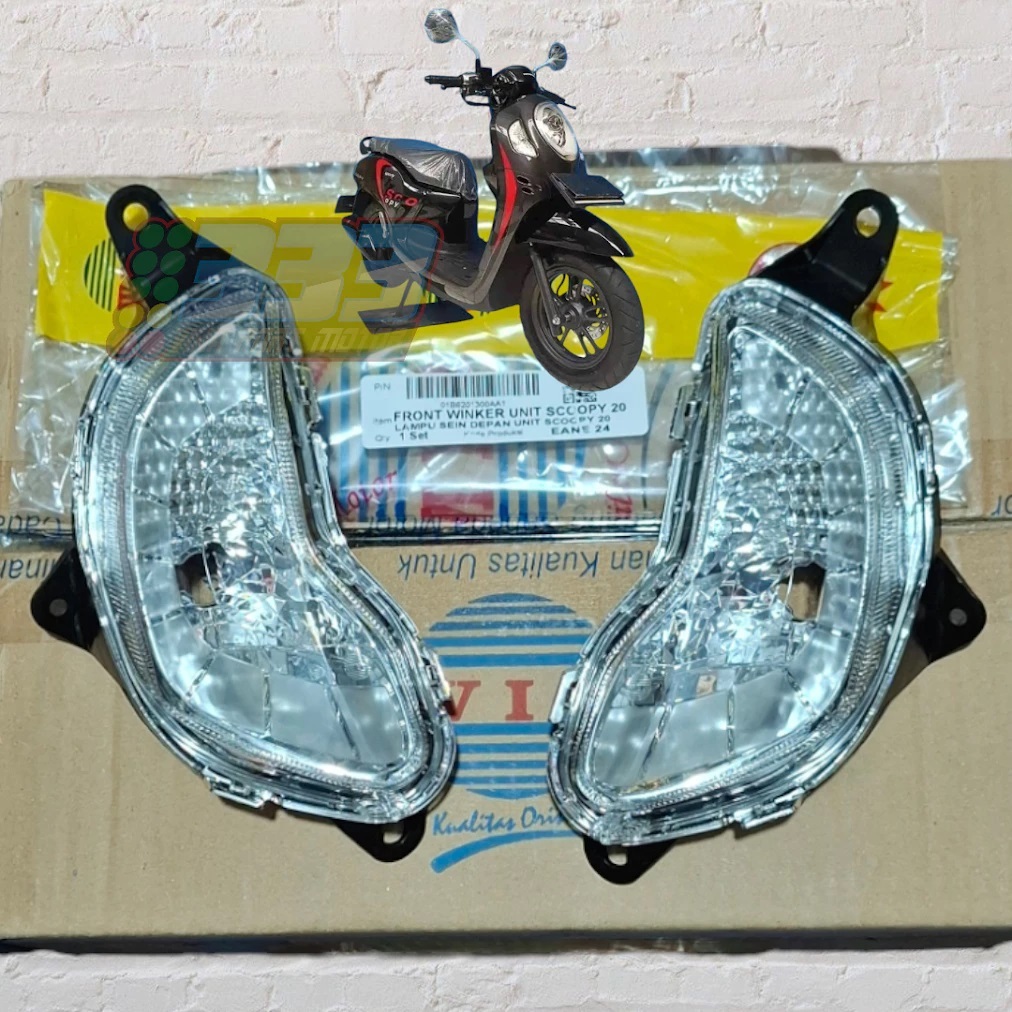 Honda scoopy new prestige K2F 2022 - 2024 Front Turn Signal Glass mika ...