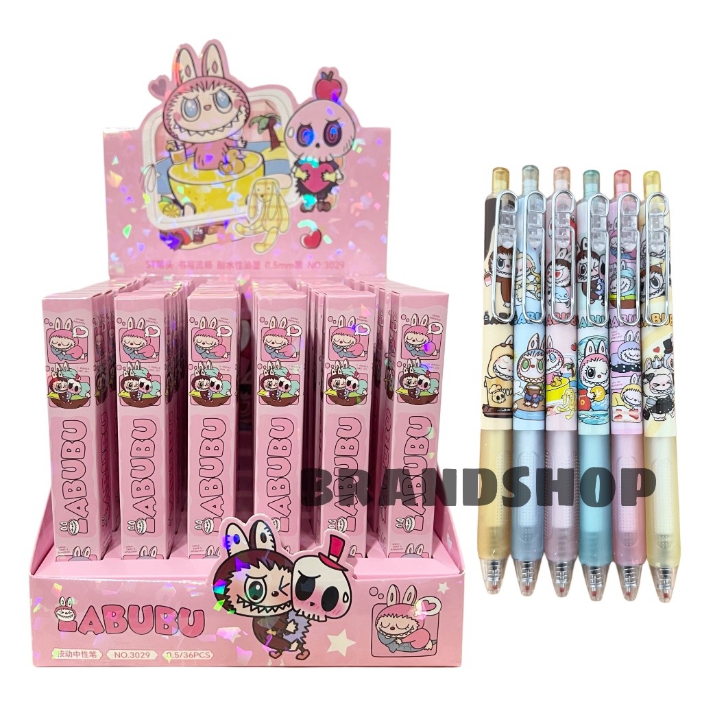 Labubu Blind Box Pen Children's Surprise Cute Shallow Gel Pen Cartoon ...