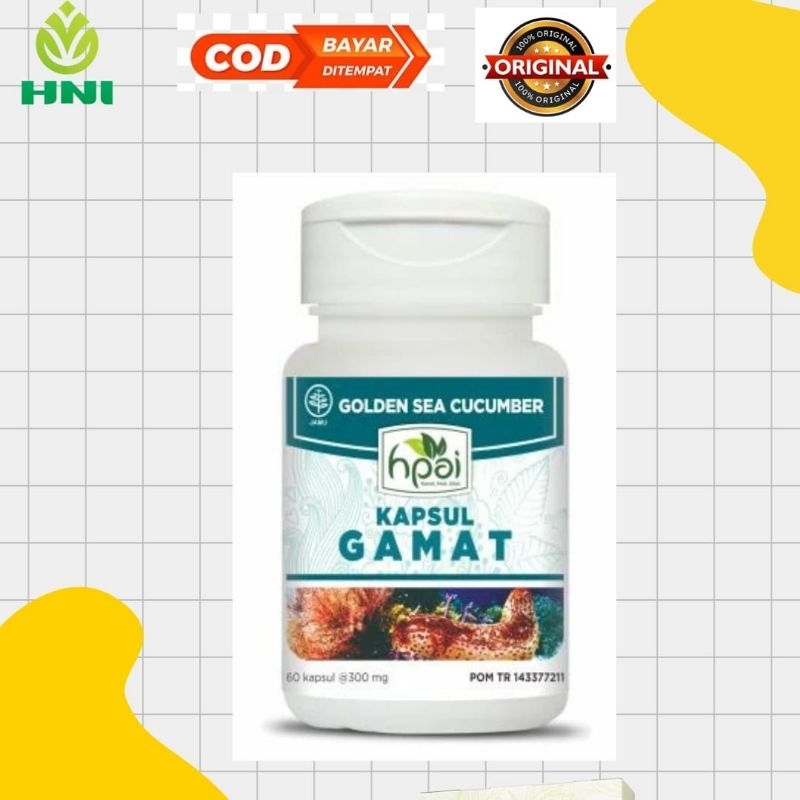 Gamat Golden Sea Cucumber Capsules HNI HPAI | Shopee Malaysia