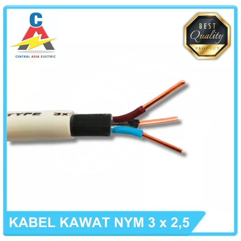 Nym 3 x 2.5 Wire Electrical Cable (Per Meter) | Shopee Malaysia