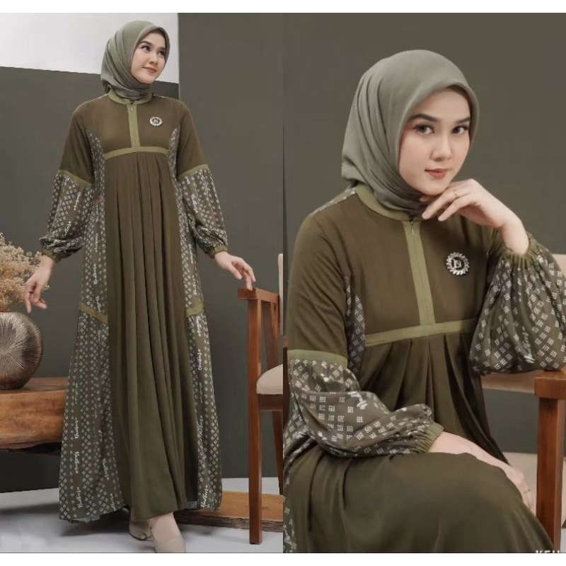 Kayla Contemporary Dress 2025 - Premium Crinkle Airflow Gamis, Simple ...