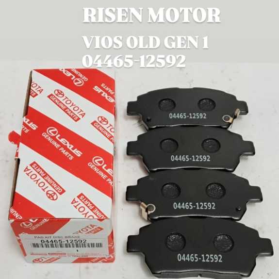 Brake PAD FRONT VIOS OLD GEN 1 PLAIN VIOS LIMO GEN 1 COROLLA ALTIS ...
