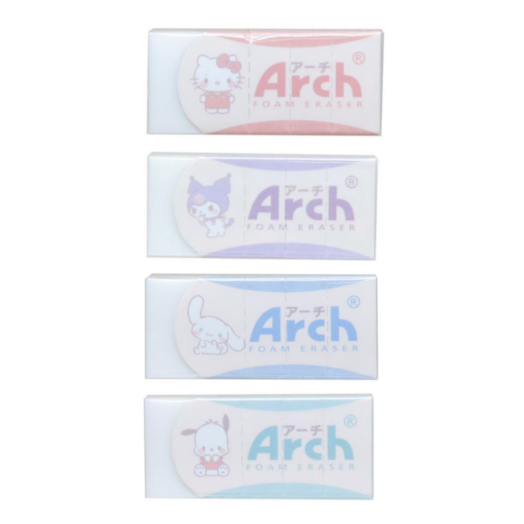 Sakura Arch Mini Eraser Sanrio Hello Kitty Cinnamoroll Kuromi Pochacco ...