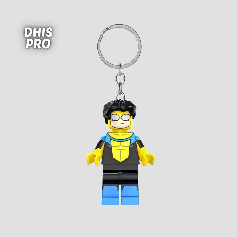 GANTUNGAN Dhis Project LEGO Minifigure Invincible Tv Series Keychain ...