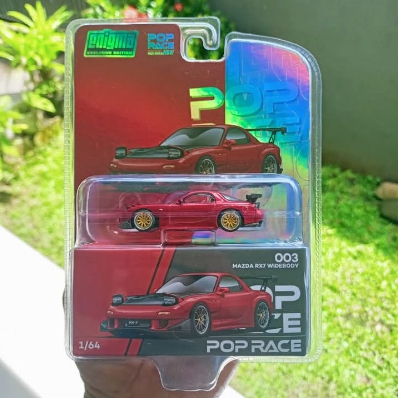 Pop Race Mazda RX7 Widebody Metallic Red Chase Car | Shopee Malaysia
