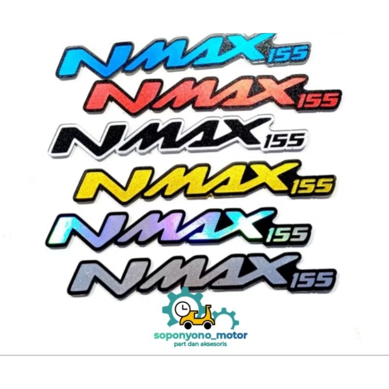 Yamaha Nmax 155 embossed emblem, 2mm acrylic emblem, free double tape ...