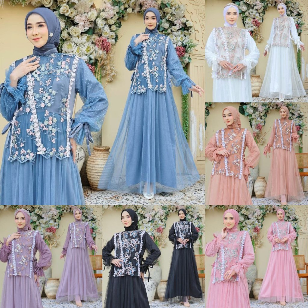 Newest 2025 - PREMIUM LONG DRESS TUTU ELEANOR - MAR03 - LUXURY GAMIS ...
